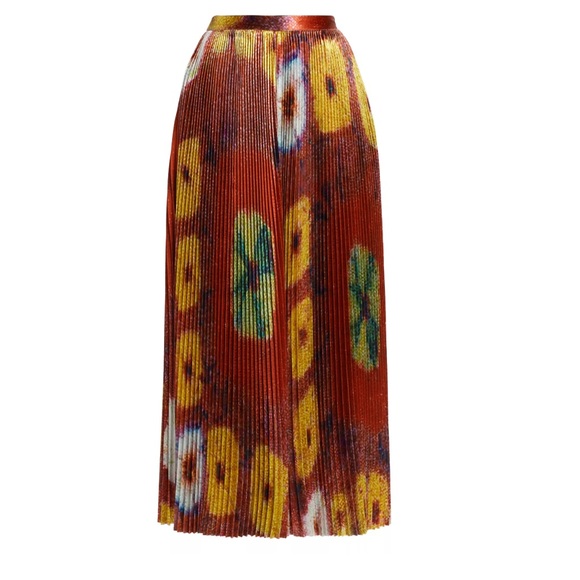 Ulla Johnson | Skirts | Ulla Johnson Rami Pleated Satin Maxi Skirt ...